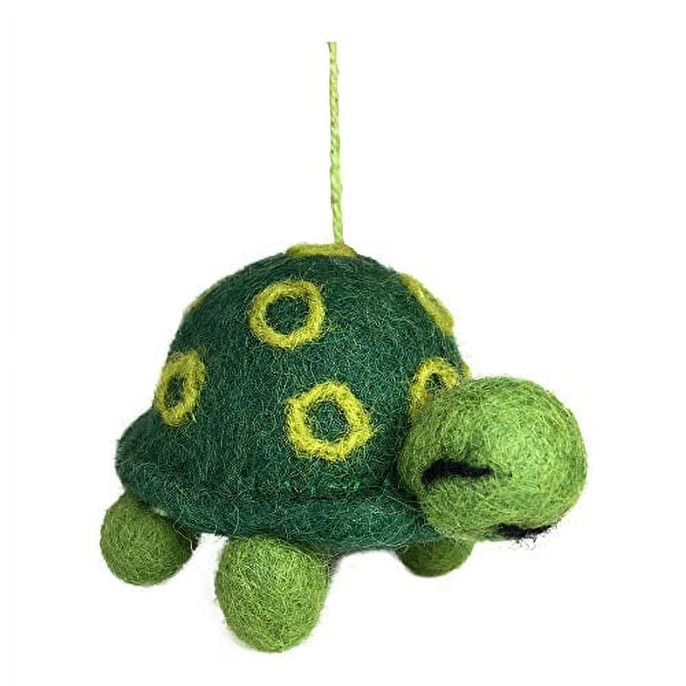 Felted Wool Turtle Christmas Tree Ornament - Walmart.com