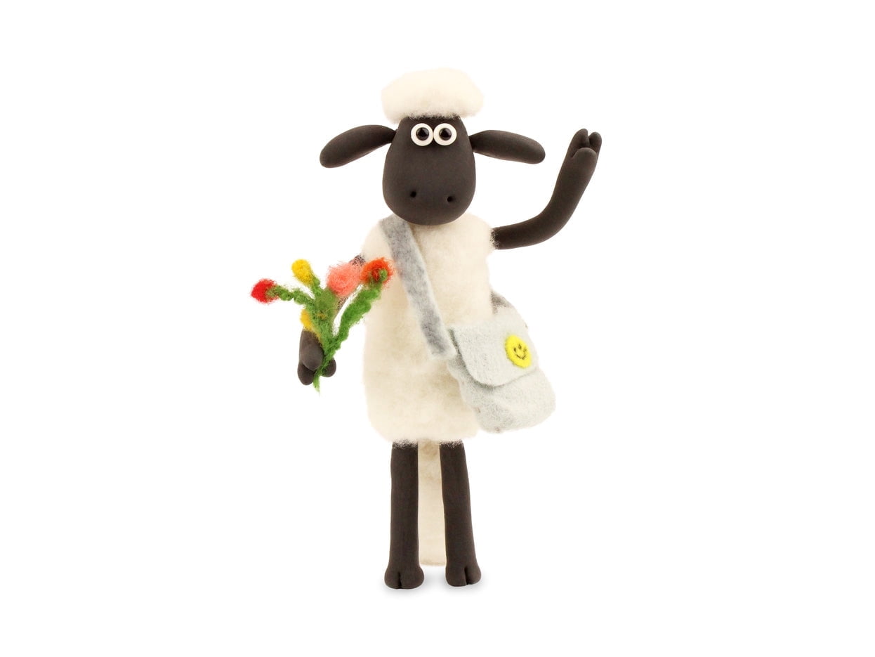 Felting Kit - Aardman Shaun the Sheep - on two legs Needle Felt Kit ...