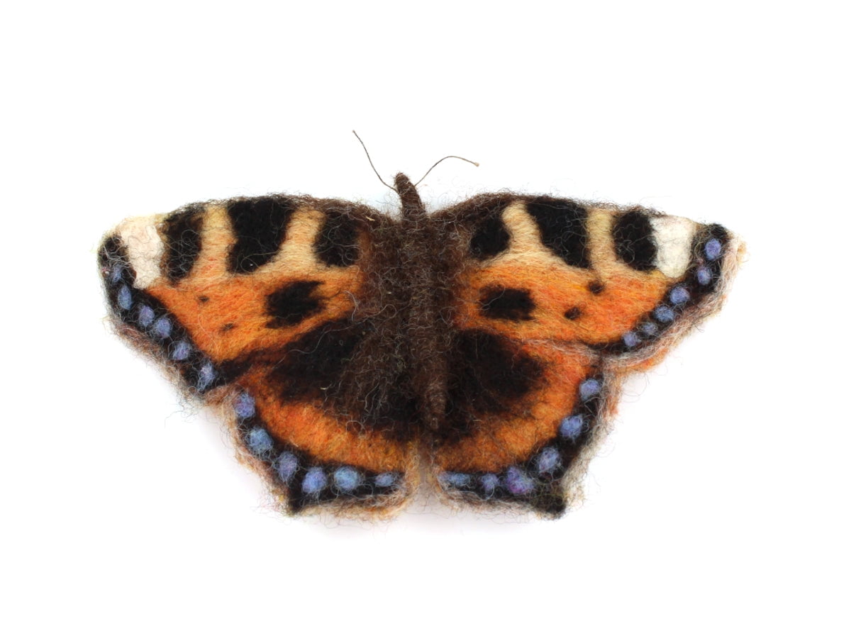 Felting Kit - Tortoiseshell Butterfly Small kit Needle Felting Kit ...