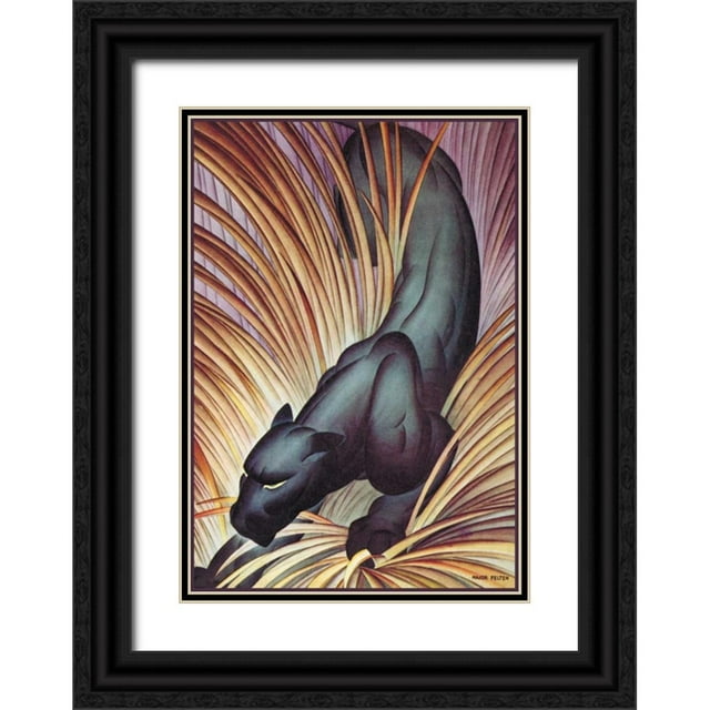 Felton, Major 11x14 Black Ornate Wood Framed with Double Matting Museum ...