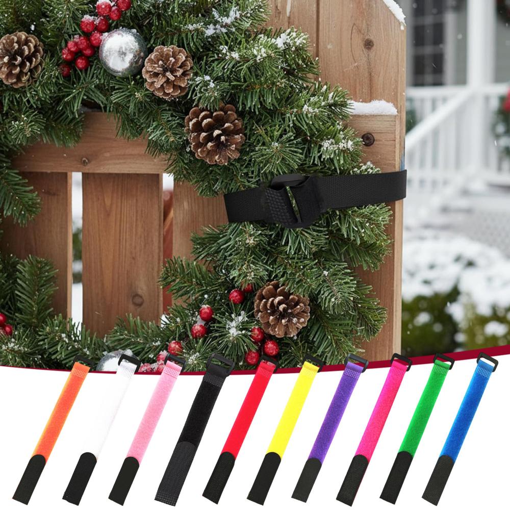 Feltree Adjustable Wreath Straps for Christmas Decorations 0.8x8 Inch ...