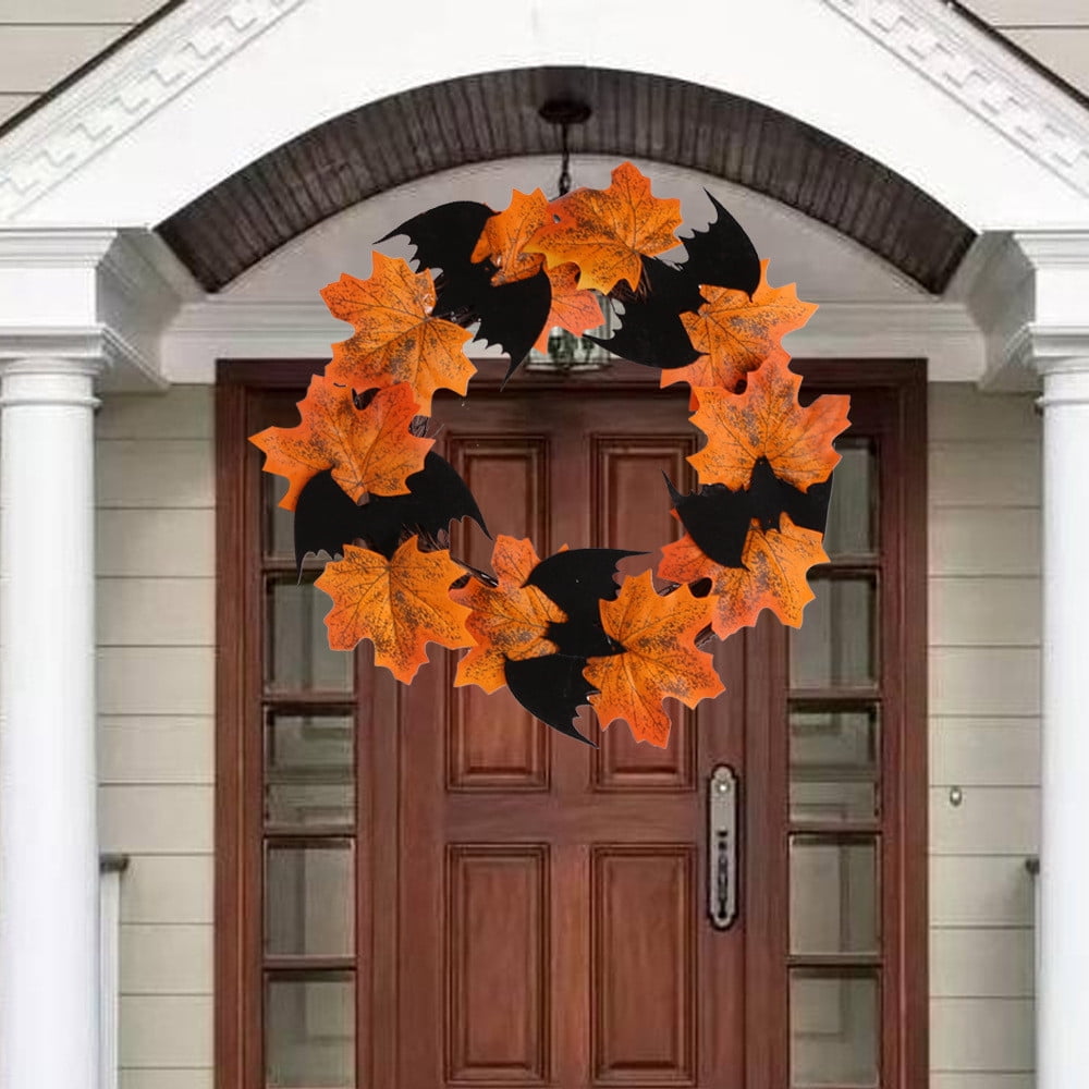 FELTREE Christmas Savings Clearance!, Halloween Decoration Wreath Pendant Window Door Hanging ...