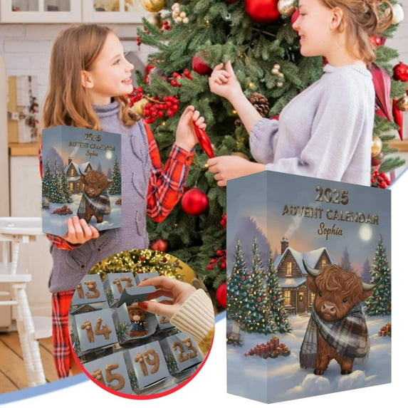 Feltree Christmas Advent Calendar 2-Pack with Daily Surprises for Kids ...