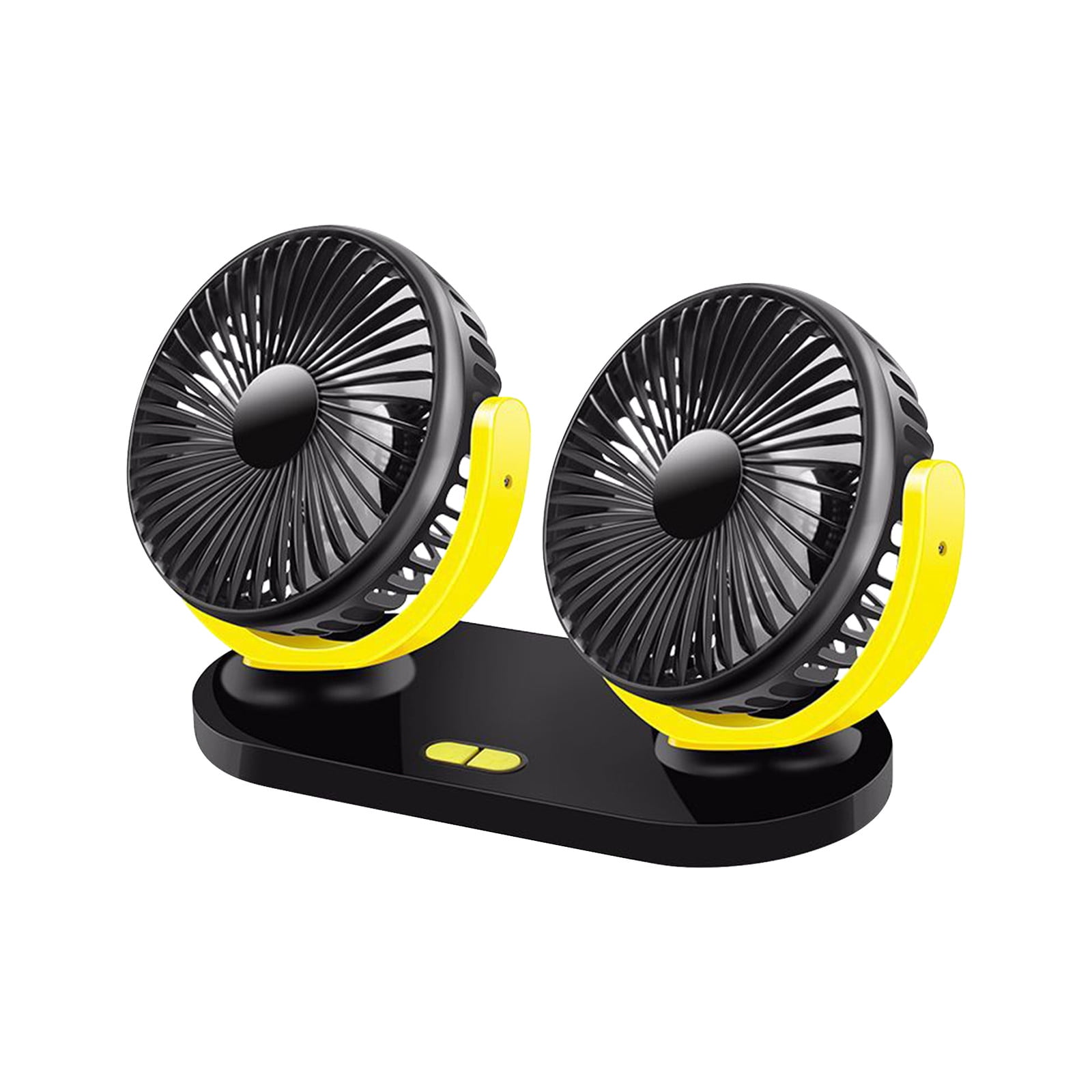 FELTREE Universal Double-headed Vehicle Fan Car Big Wind Electric Fan ...