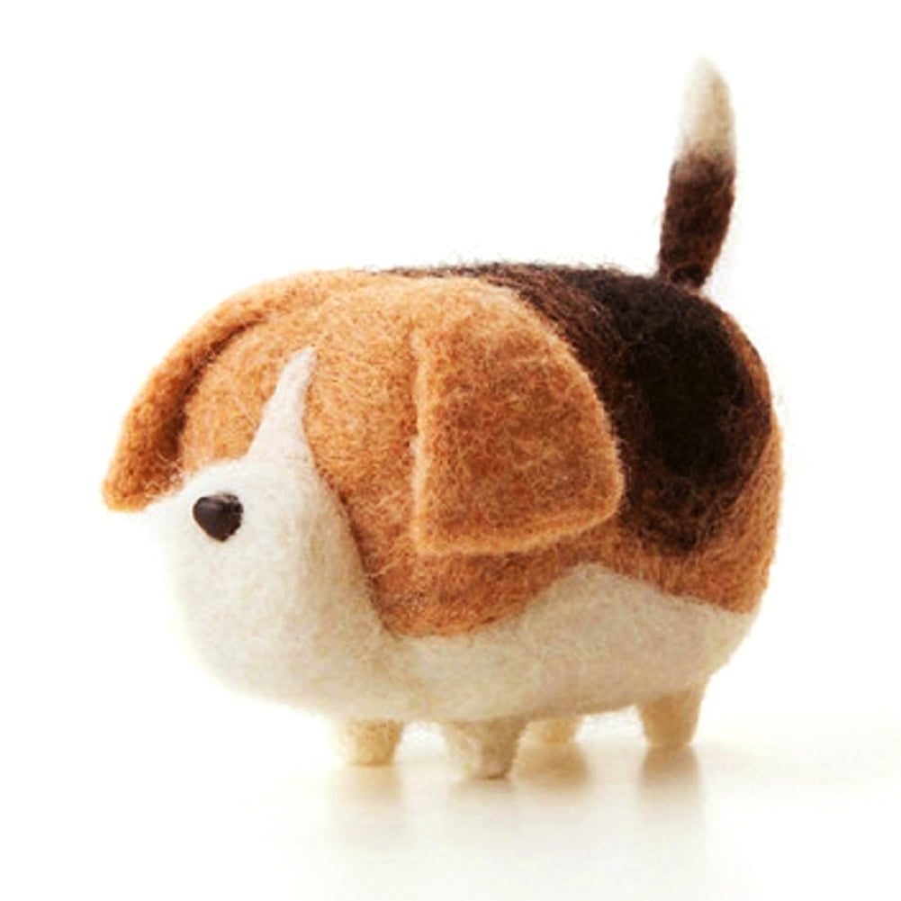 Feltsky Faceless Dog Needle Felting Starter Kit Craft Kits Gift for ...