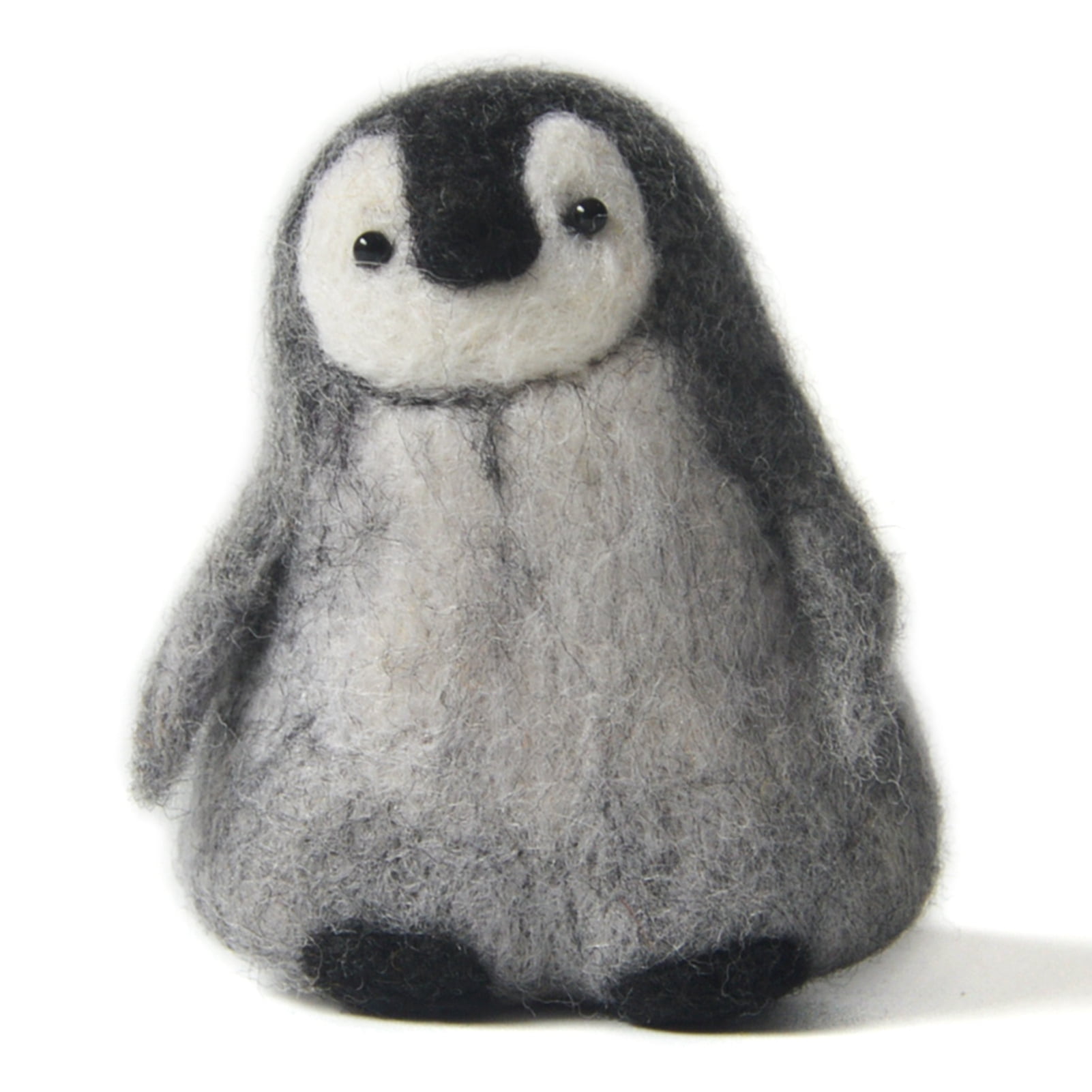 Feltsky Penguin Needle Felting Kit for Beginners Easy Steps to Make with Everything, Christmas ...