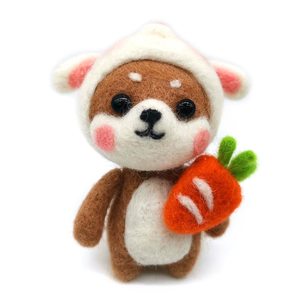 Feltsky Shiba Inu Dog Needle Felting Kits for Beginners Craft Kits Gift ...