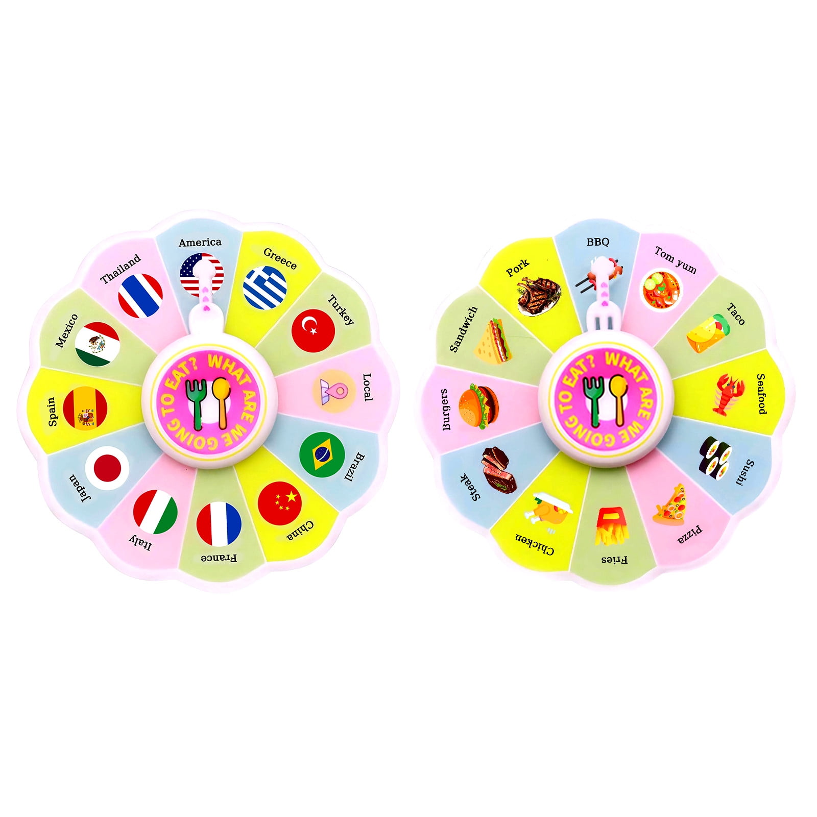 Felwors Food Choice Game Wheel â Interactive Meal Decision Spinner for ...