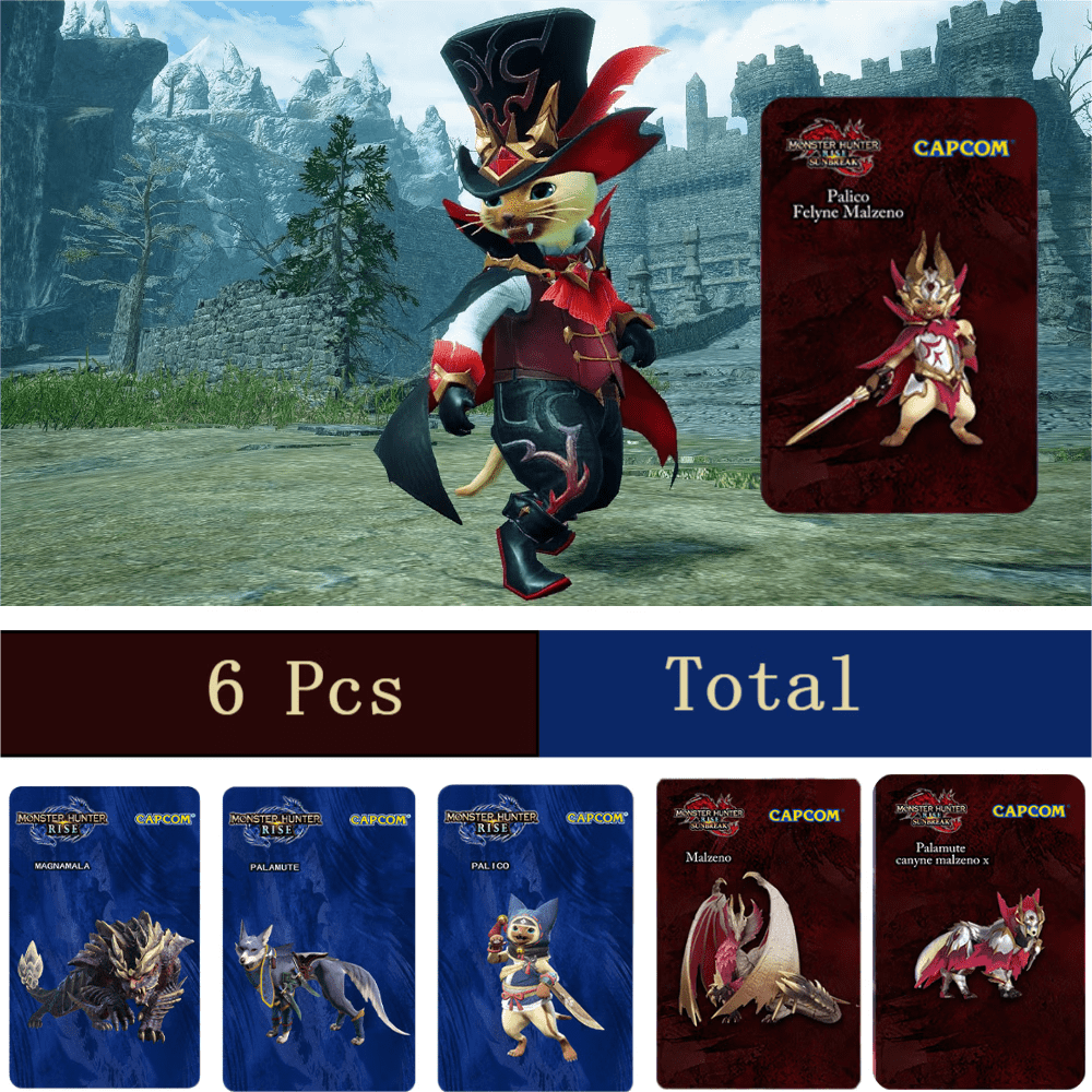 Felyne Malzeno Palico(Monster Hunter Rise: Sunbreak Series) Amiibo ...