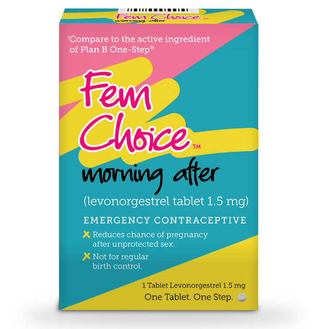 Fem Choice Emergency Contraceptive Pill Compare To Plan B One Step