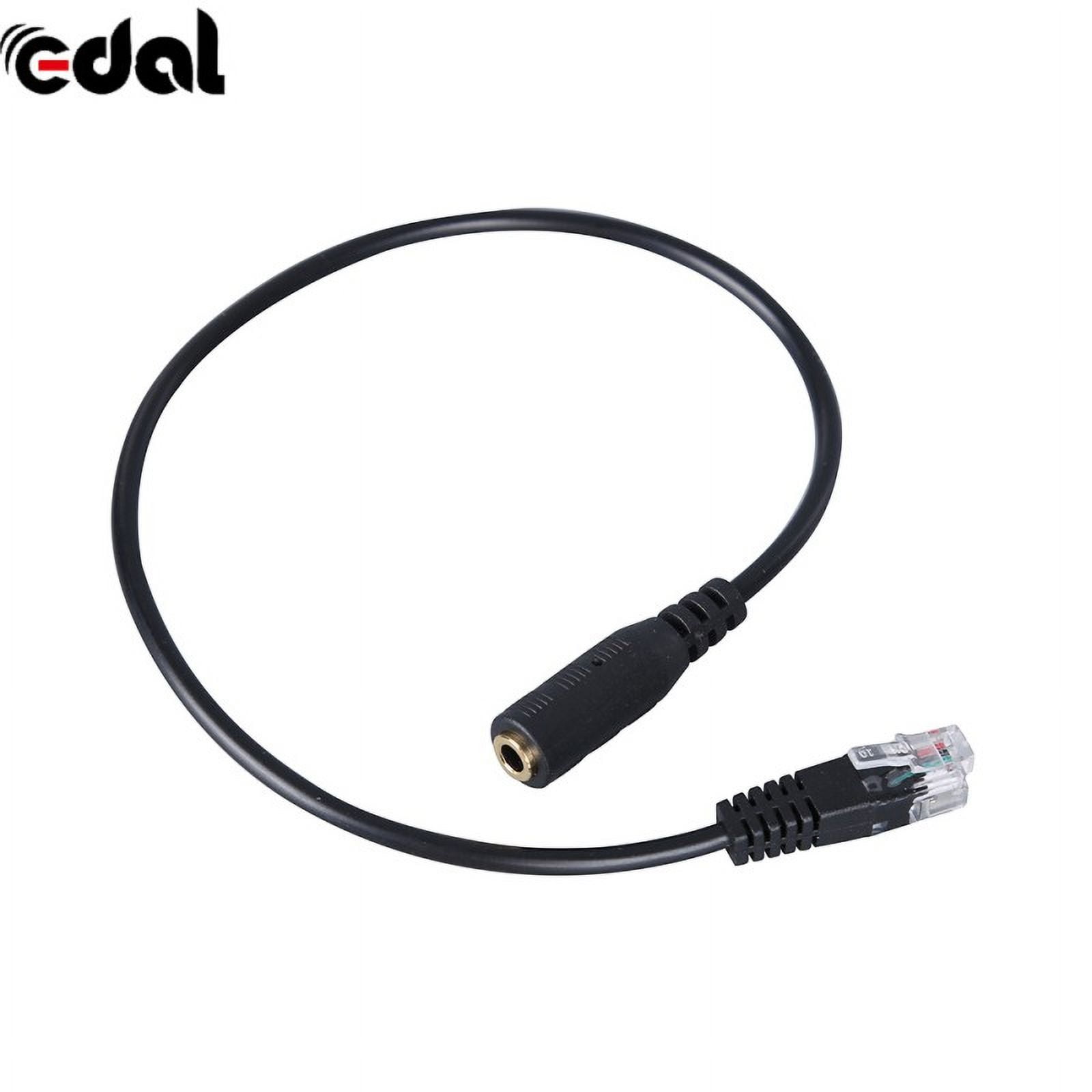 Female 3.5mm OMTP Smartphone Headset to Male RJ9 Cisco Telephone Plug ...