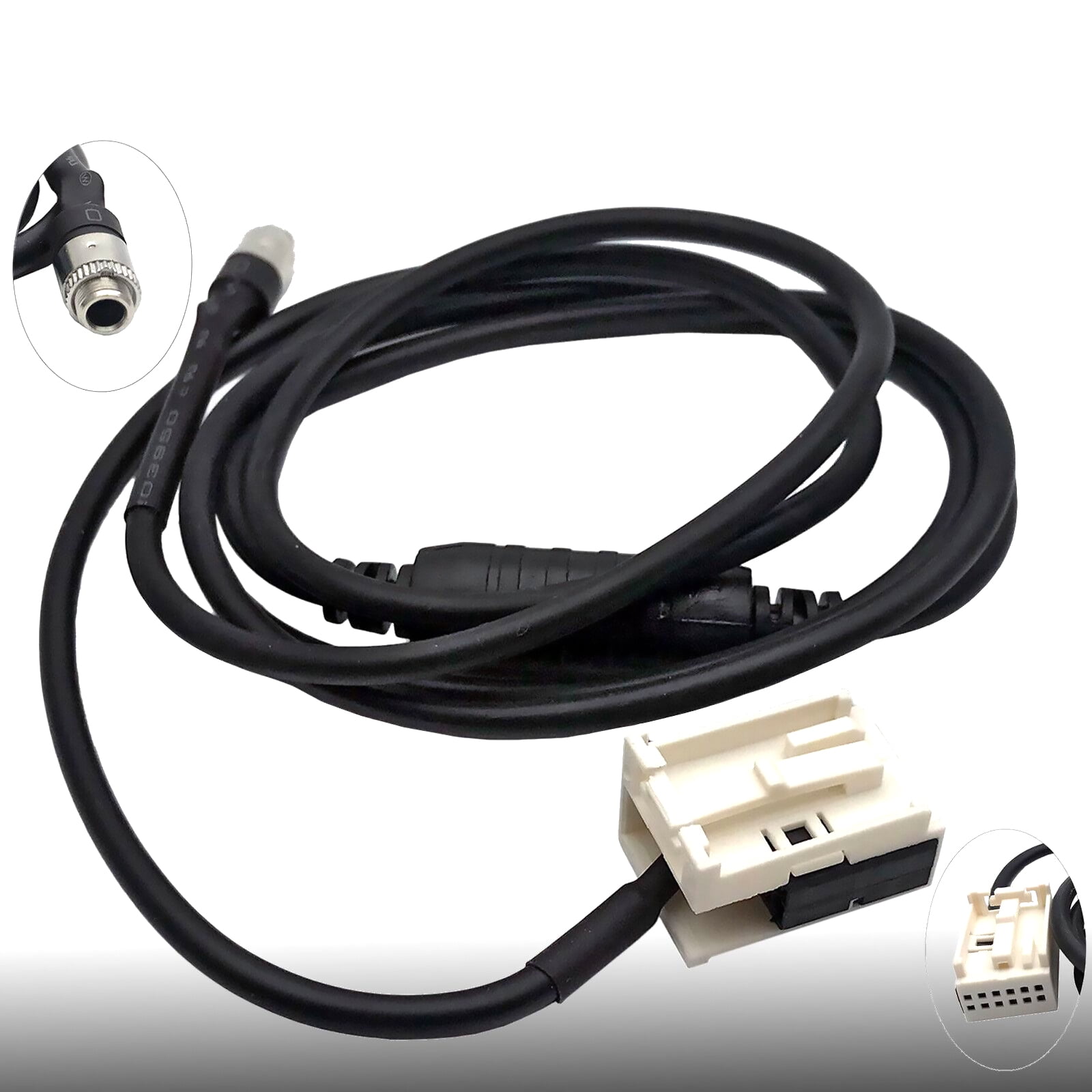 Female AUX Auxiliary Audio Input Kit Adapter Cable for BMW E60 E61 E65 ...