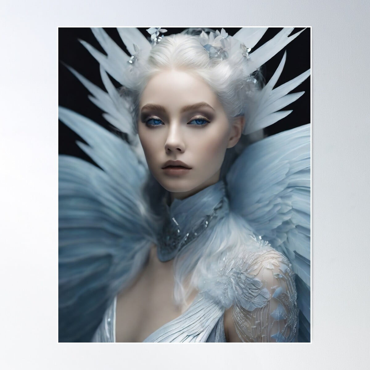 Female Alien #39 (Yvette) Poster Wall Art, Modern Wall Decor For Living ...