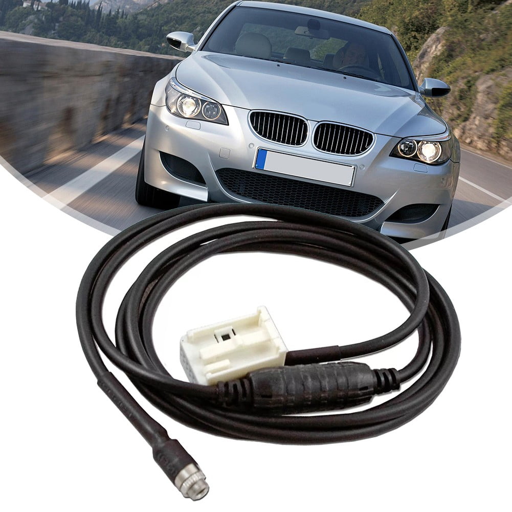 Female Aux Auxiliary Audio Input Kit Adapter Cable for Bmw E60 E63 E64 ...