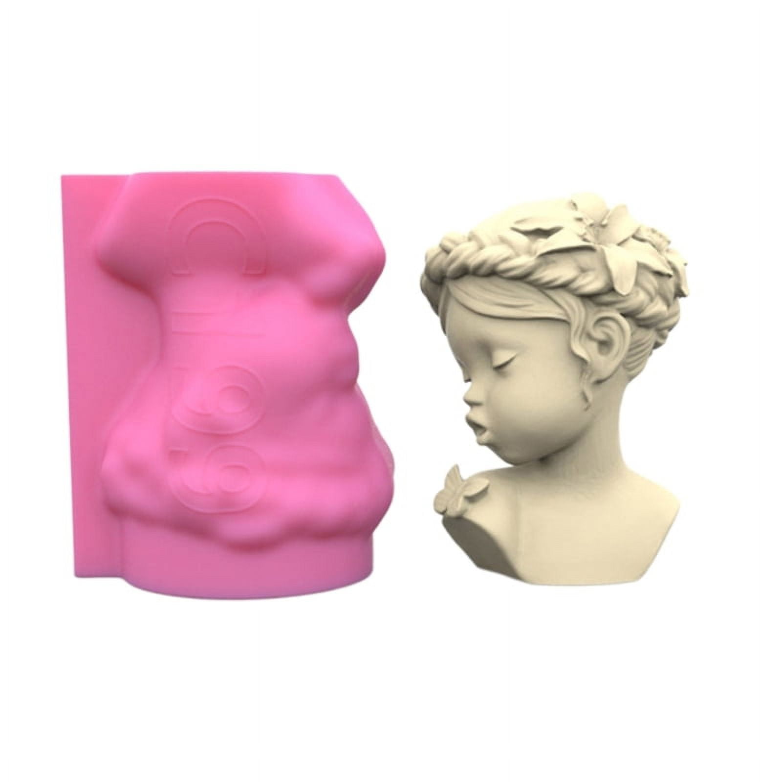 Female Body Resin Mold,Candle Making Mold Portrait Silicone Mold for ...