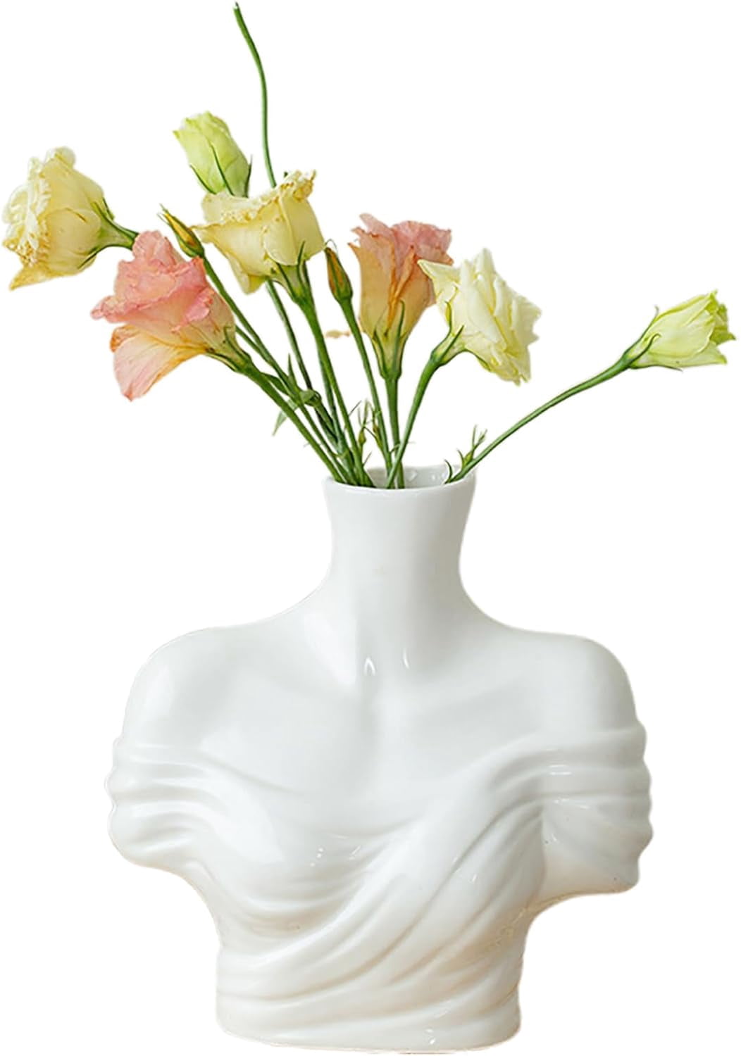Female Body Vase,Body Vase Female Form,Artistic White Ceramic Vase ...