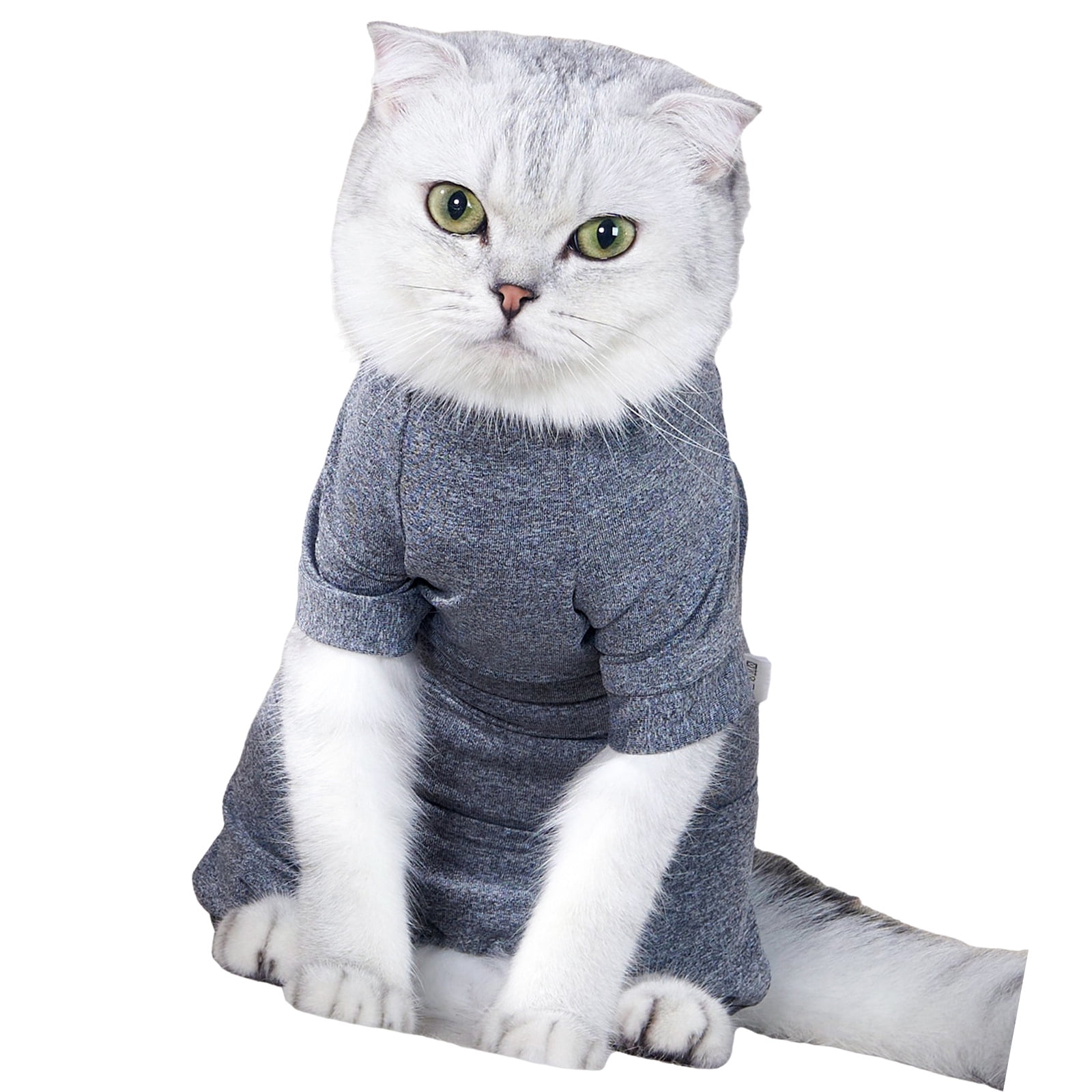 Female Cats Spay Recovery Outfit Four Leg Soft Polyester Fabric Post ...