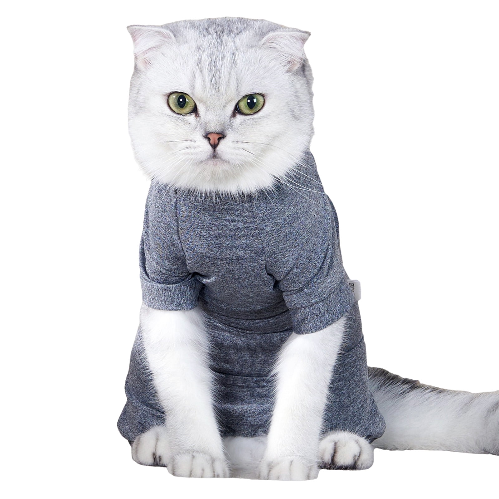Female Cats Spay Recovery Outfit Four Leg Soft Polyester Fabric Post ...