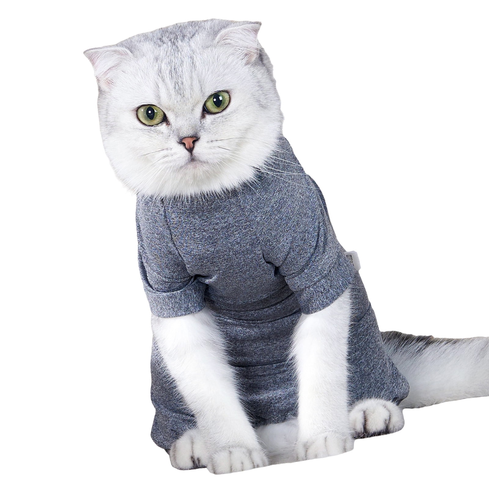 Female Cats Spay Recovery Outfit Four Leg Soft Polyester Fabric Post ...
