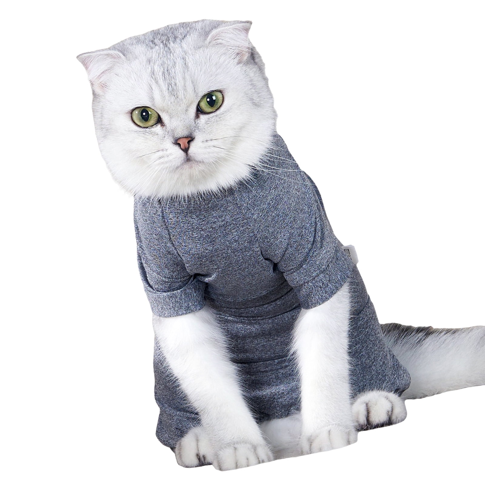 Female Cats Spay Recovery Outfit Four Leg Soft Polyester Fabric Post ...
