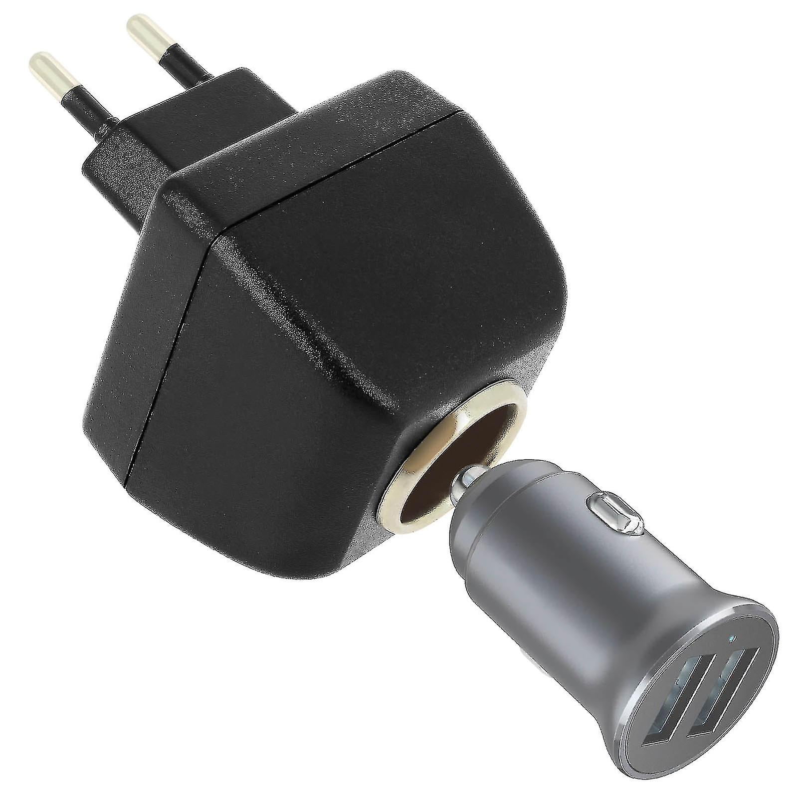 Female Cigarette Lighter Socket Adapter To Power Outlet 220v-12v ...