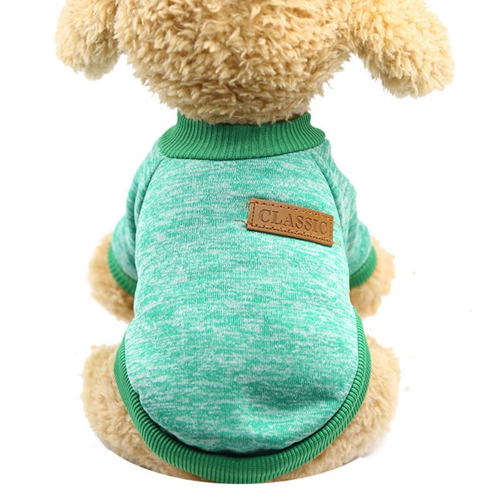 Female Dog Clothes Small Plain Dog Shirts Girl Cat Sweater Vintage ...