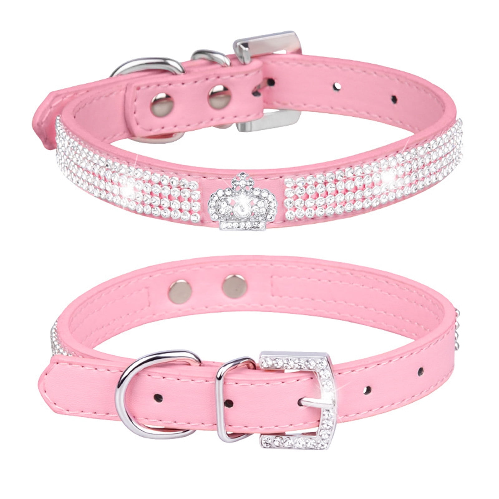 Female Dog Collars for Medium Dogs, Fancy Pretty Colorful Floral Blue ...