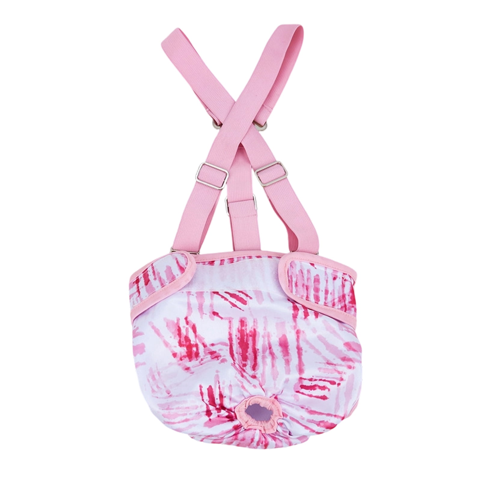 Female Dog Diapers with Suspender Washable Reusables Nappies for Small ...