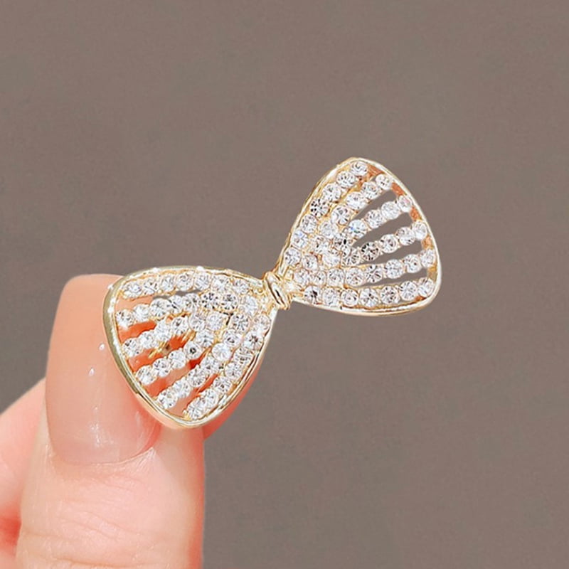 Female Fashion Simple Pearl Crystal Cute Star Brooches For Women Luxury ...