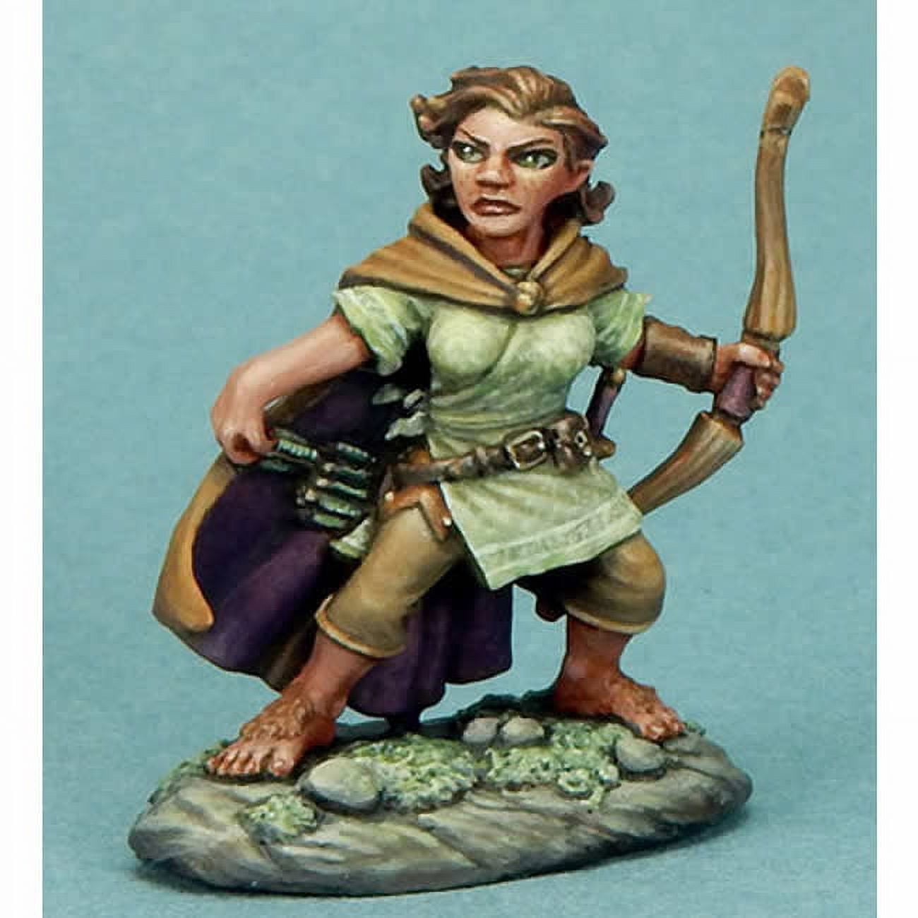 Female Halfling Ranger with Bow Miniature Visions In Fantasy Dark Sword ...