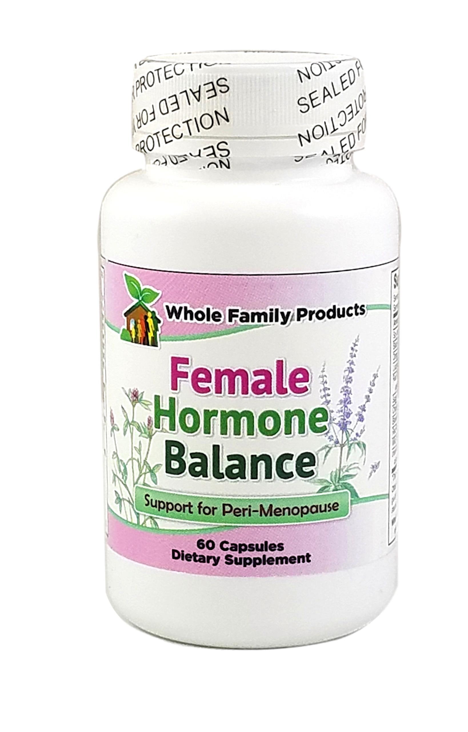 Female Hormone Balance - 60 Capsules - Herbal Menopause Support ...