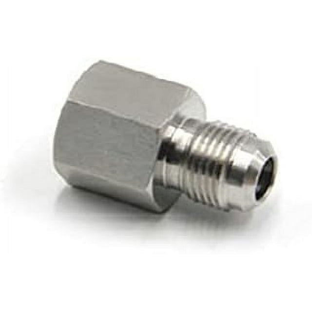 Female JIC 1/2" To Male JIC 1/4" Reducer Adapter Stainless Steel 304 ...