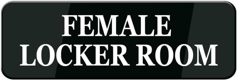 Female Locker Room Sign Acrylic Informative With Symbols Great For Home ...