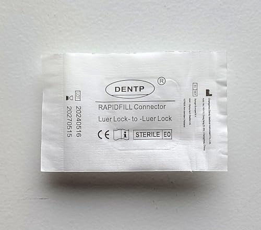 Female Luer Lock to Female Luer Lock Syringe Connectors Adapters 100/PK ...