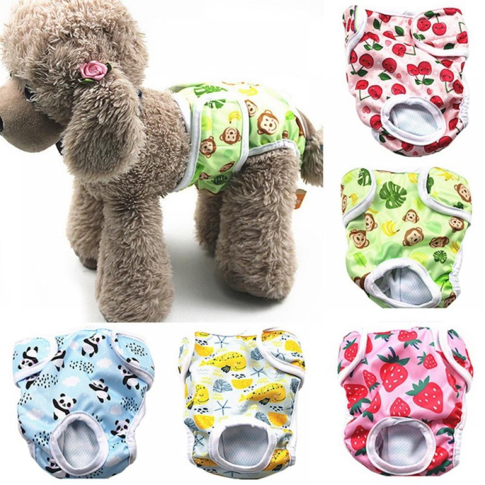 Female Male Pet Dog Physiological Pants Sanitary Nappy Diaper Shorts ...
