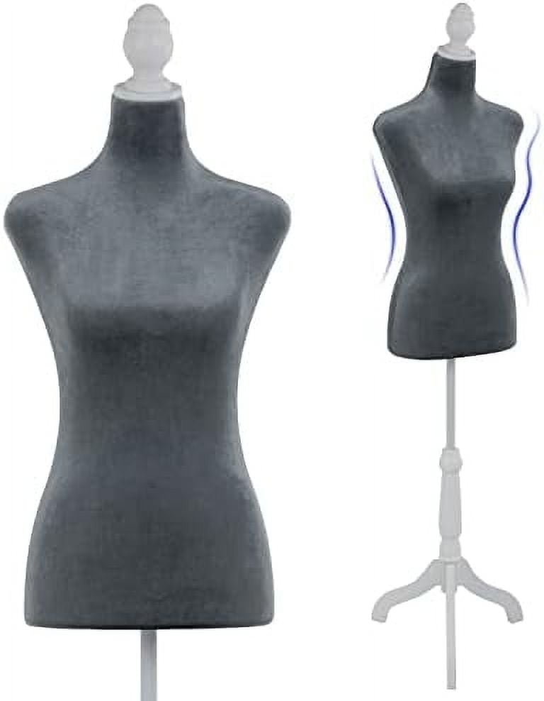 Female Mannequin,50-63 Inch Height Adjustable Dress Form,Torso Manikin ...