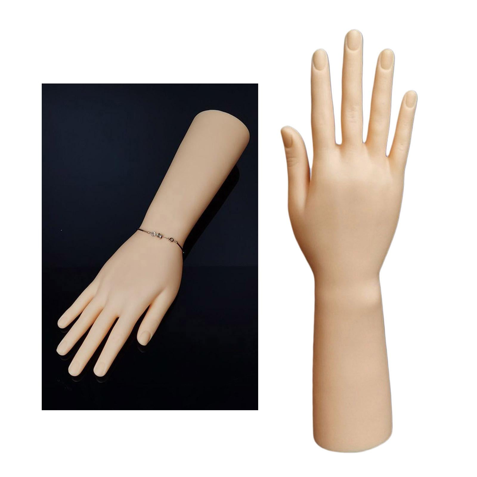 Female Mannequin Hand Model Stand Jewelry Glove Display Skin Color ...