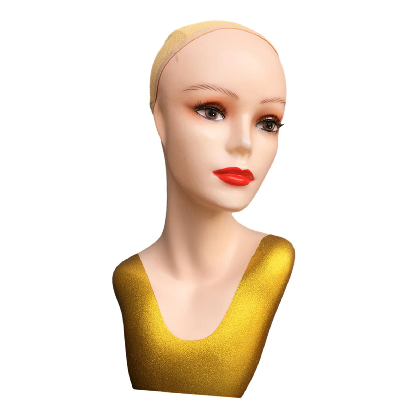 Female Mannequin Head Makeup Professional Manikin Display Stand Stable ...