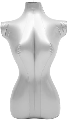 Female Mannequin Torso, 27'' Height Inflatable Half Body Model Shirt ...