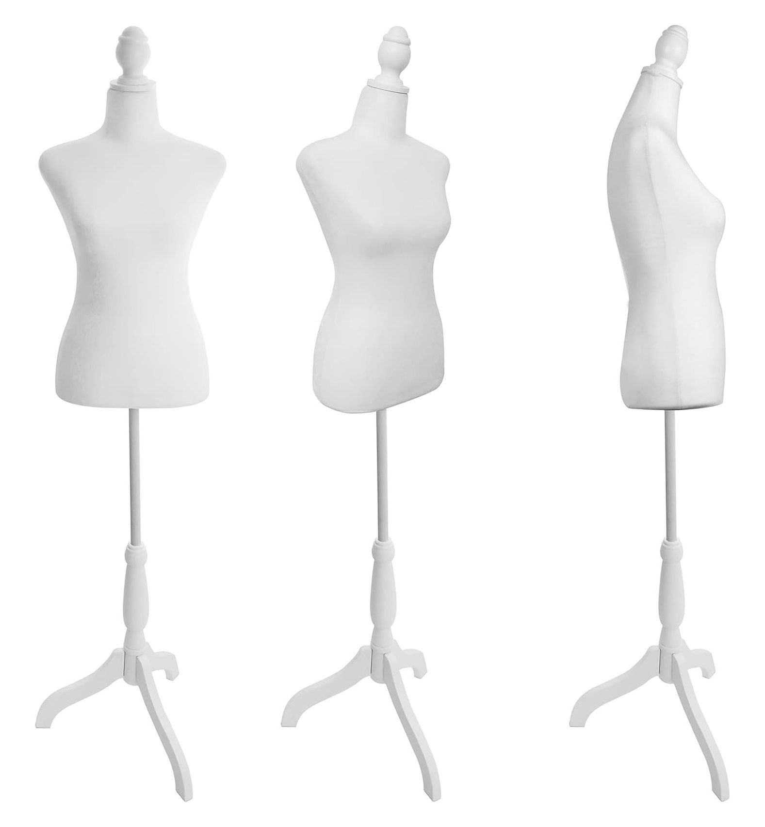 Female Mannequin Torso Dress Form Manikin Body Portable Displays Women ...