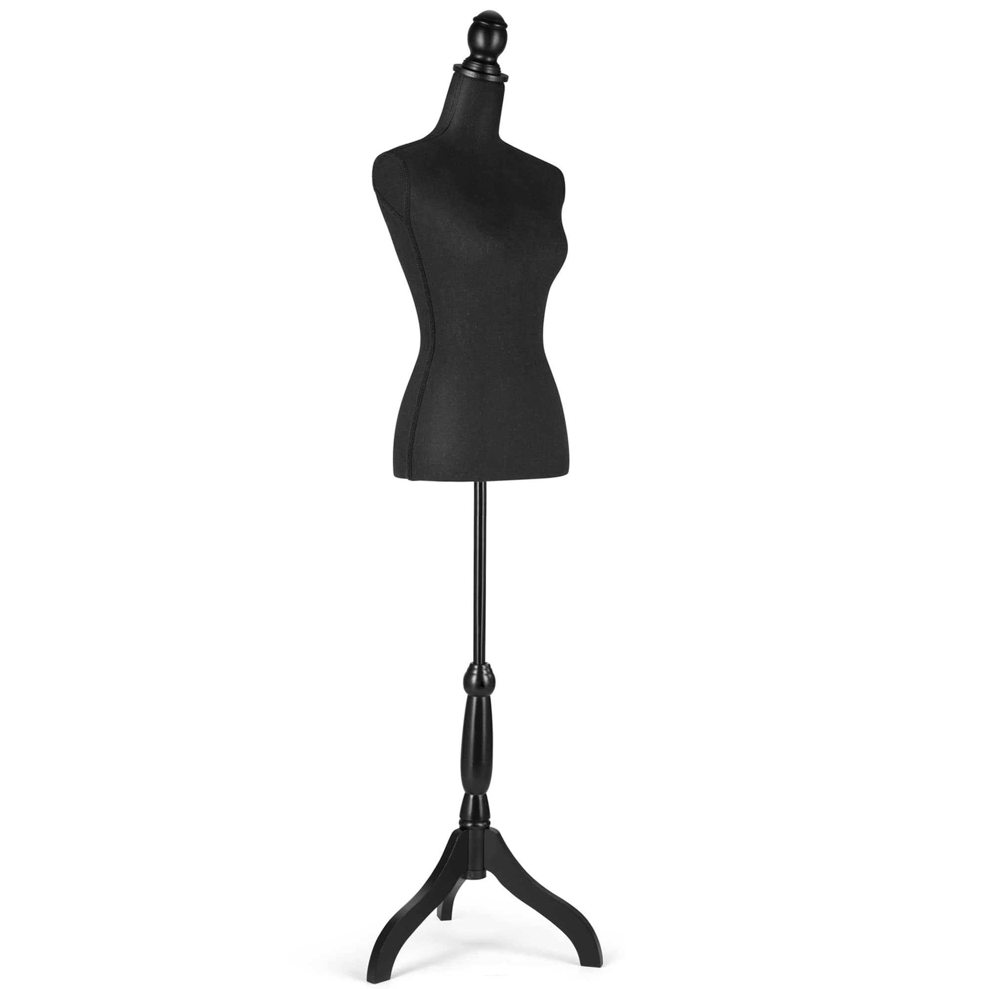 Female Mannequin Torso Stand Adjustable Height 52-67in for Dress ...