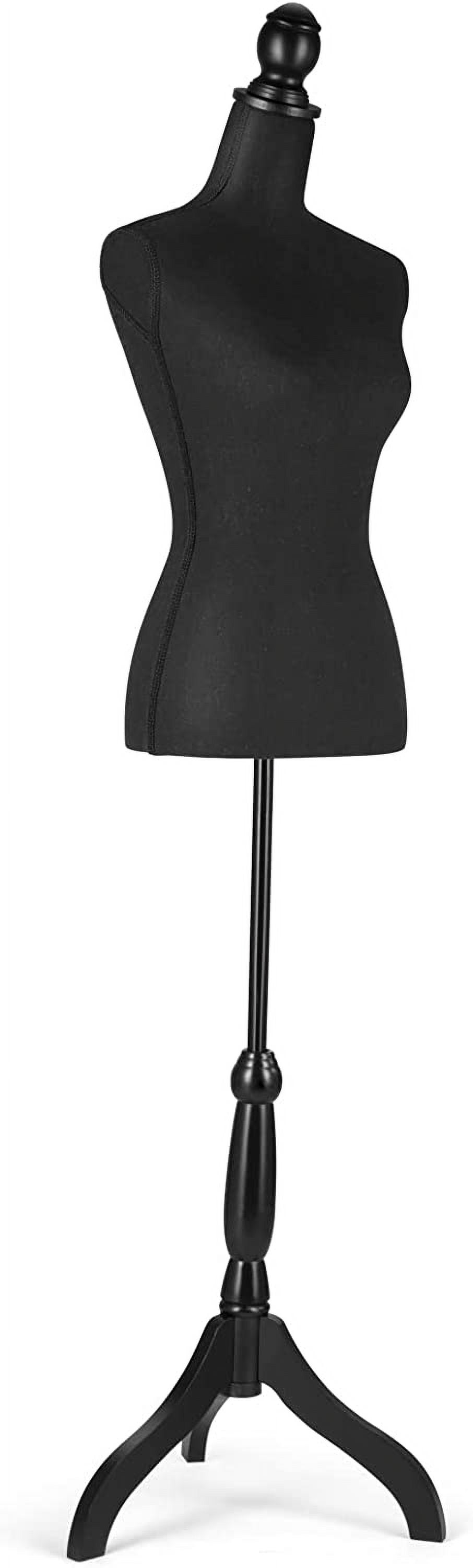 Female Mannequin Torso with Stand, Height Adjustable from 52'' to 67 ...