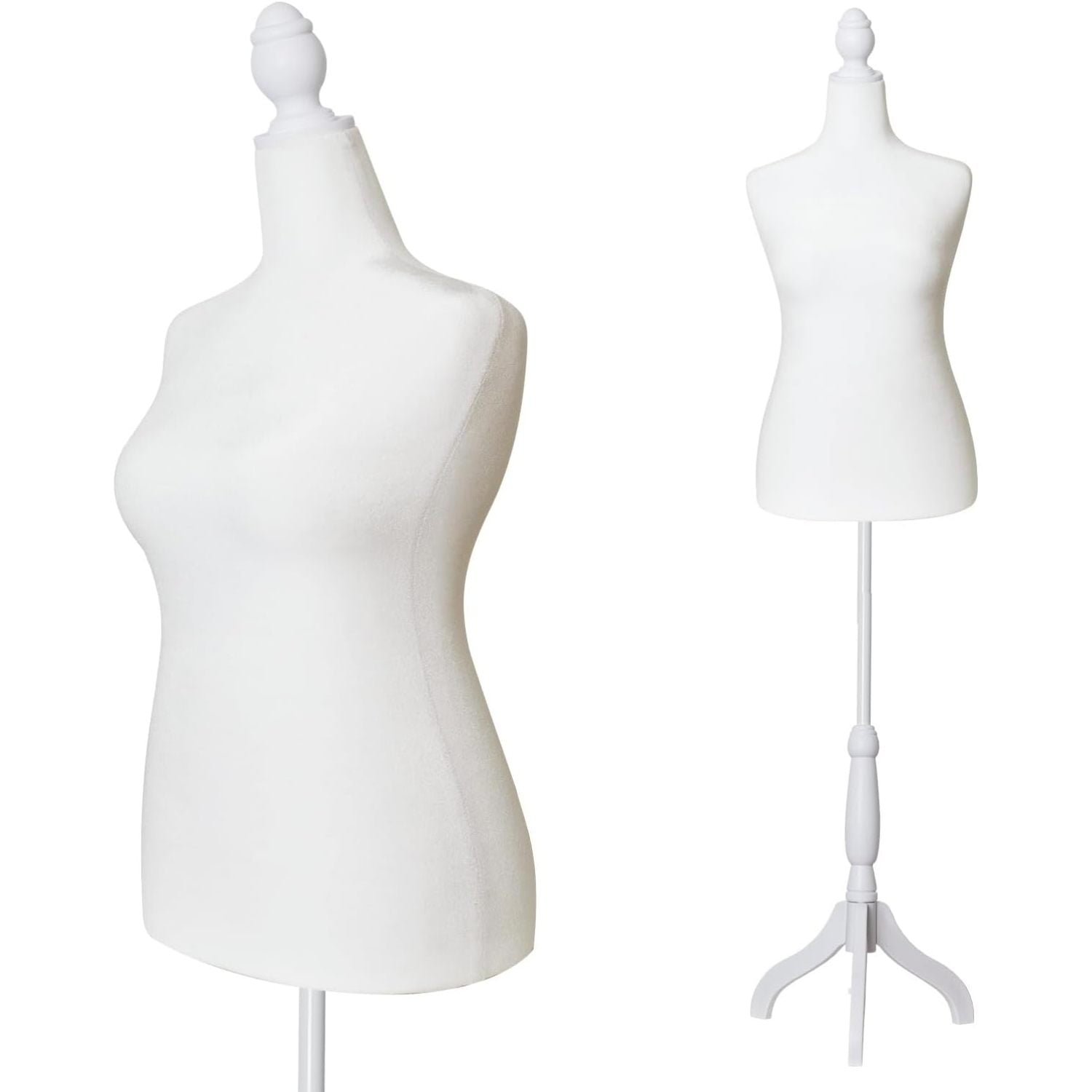 Female Mannequin Torso with Stand, Plus Size 10-12 Female Maniquine ...