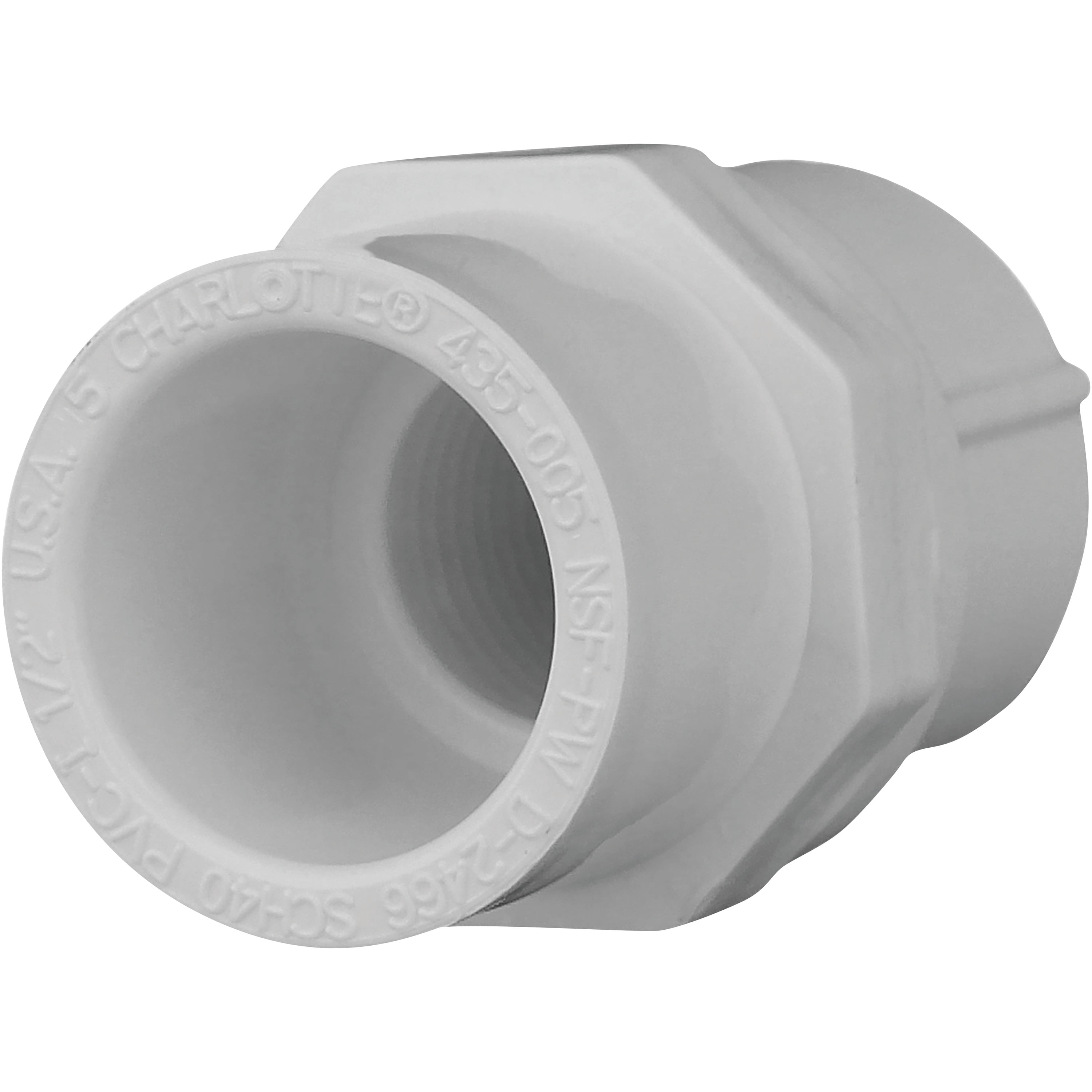 Female PVC Adapter Pressure Fitting - Pack of 12 - Walmart.com