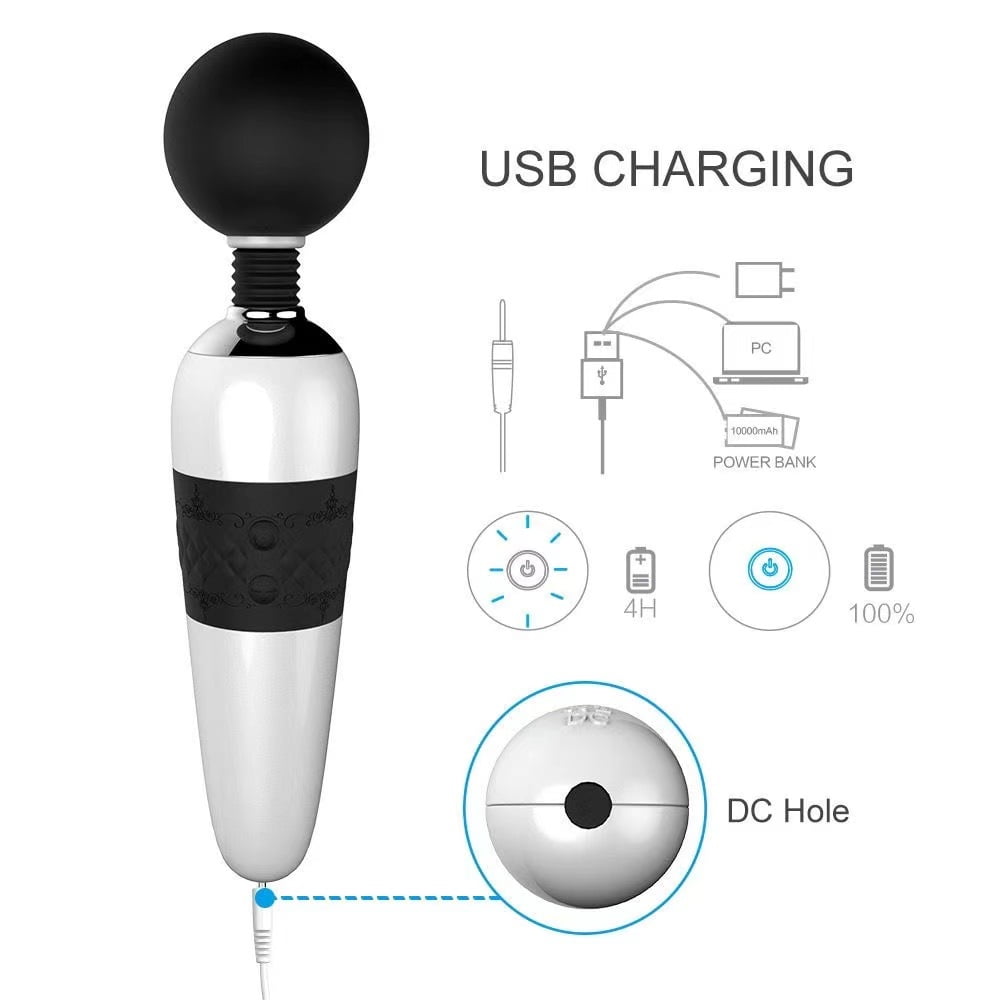 Female Personal Massager Vibrator Massager Medical Silicone 7 Frequency
