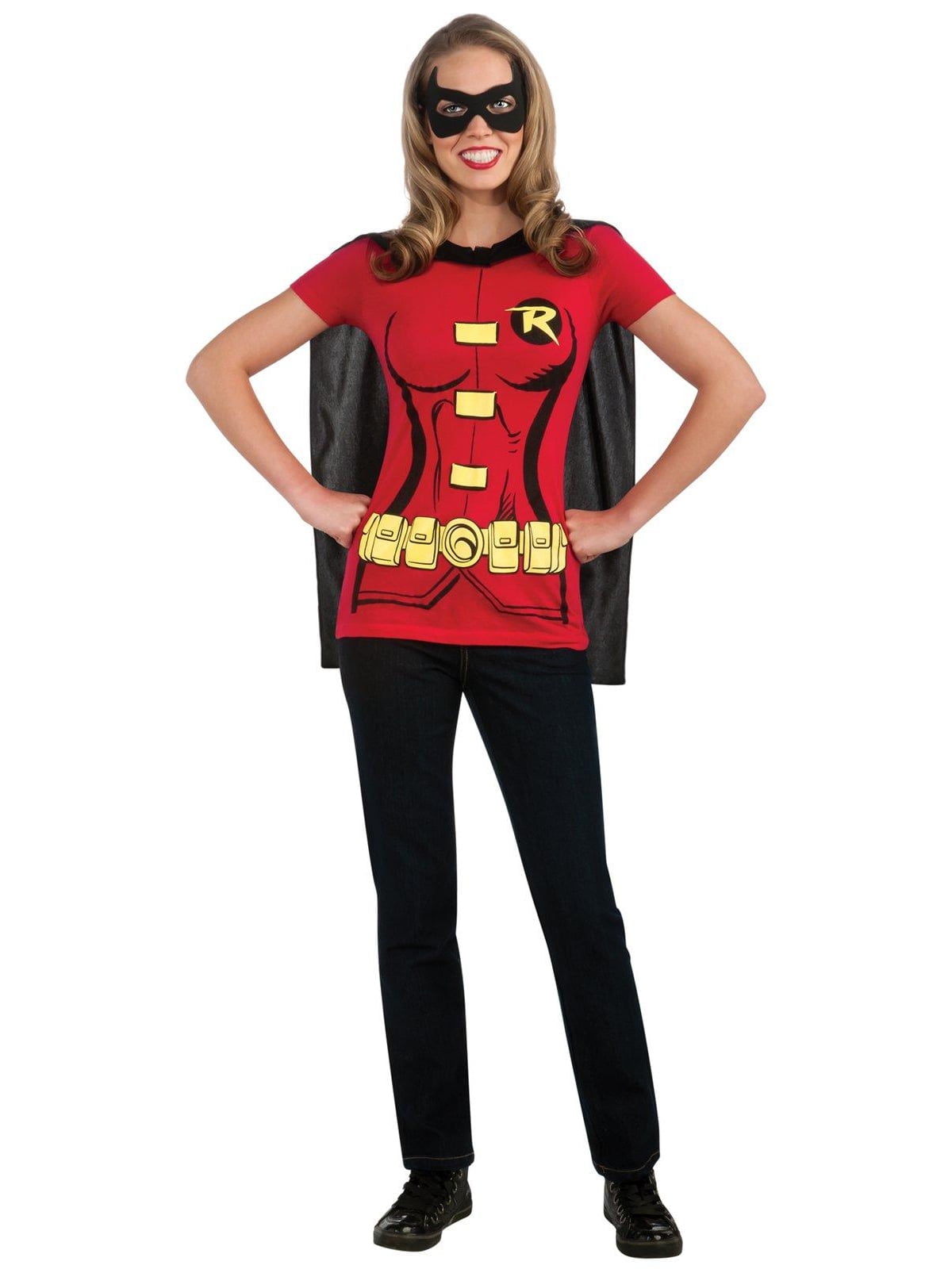 DC Comics Classic Robin Costume Top for Adults by Rubies, Women's Small ...