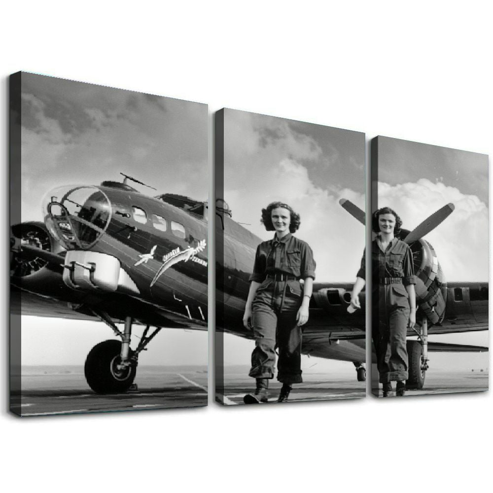 Female Service Pilots United States Military Canvas Painting Posters ...