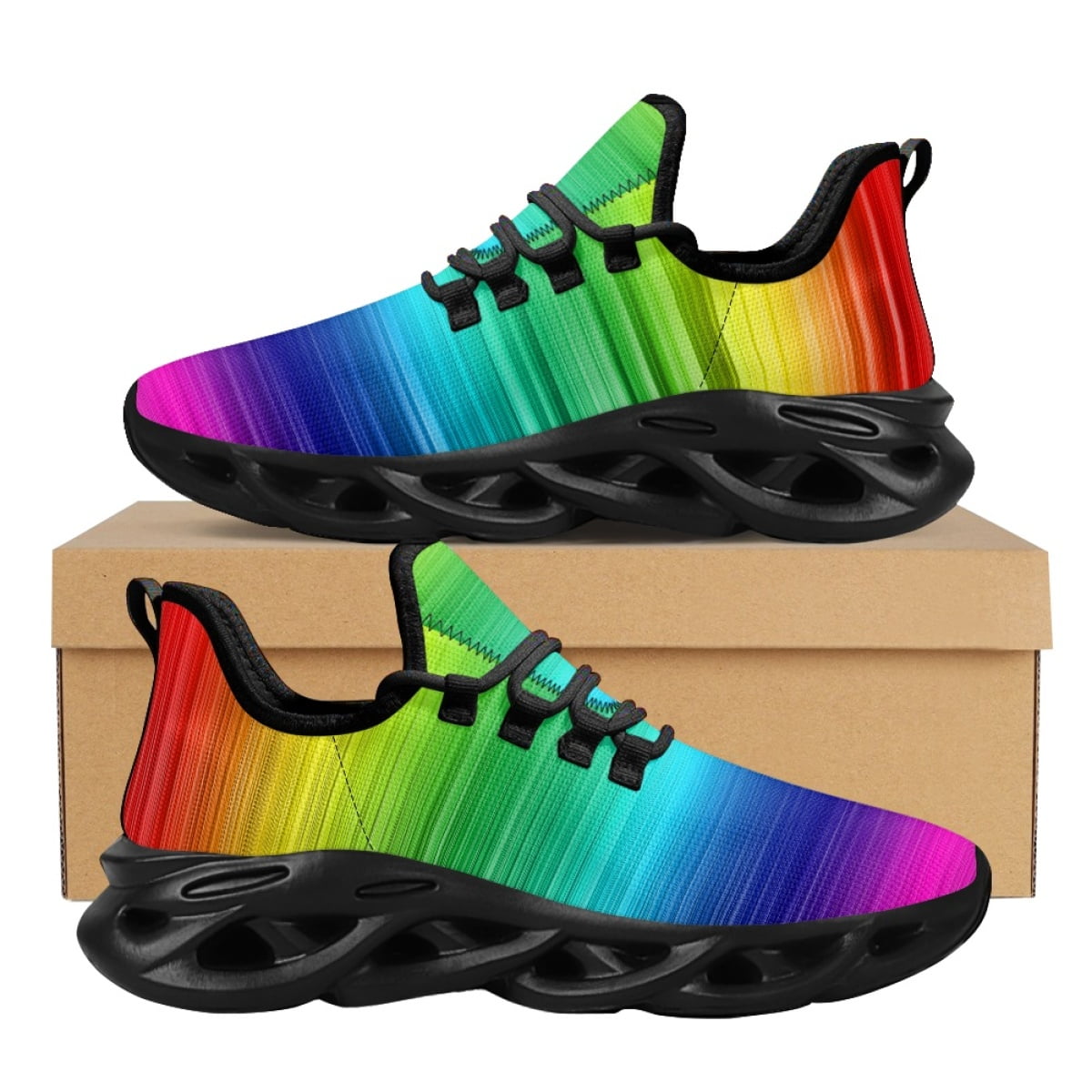 Female Shoes New Classic Gradient Soft Custom Men Sports Run Shoe Brand ...