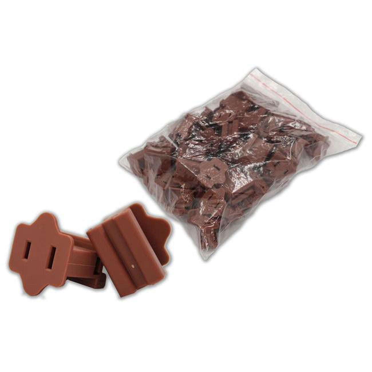 Female Slide-On SPT-2 Plug, Brown - Pack of 50 - Walmart.com