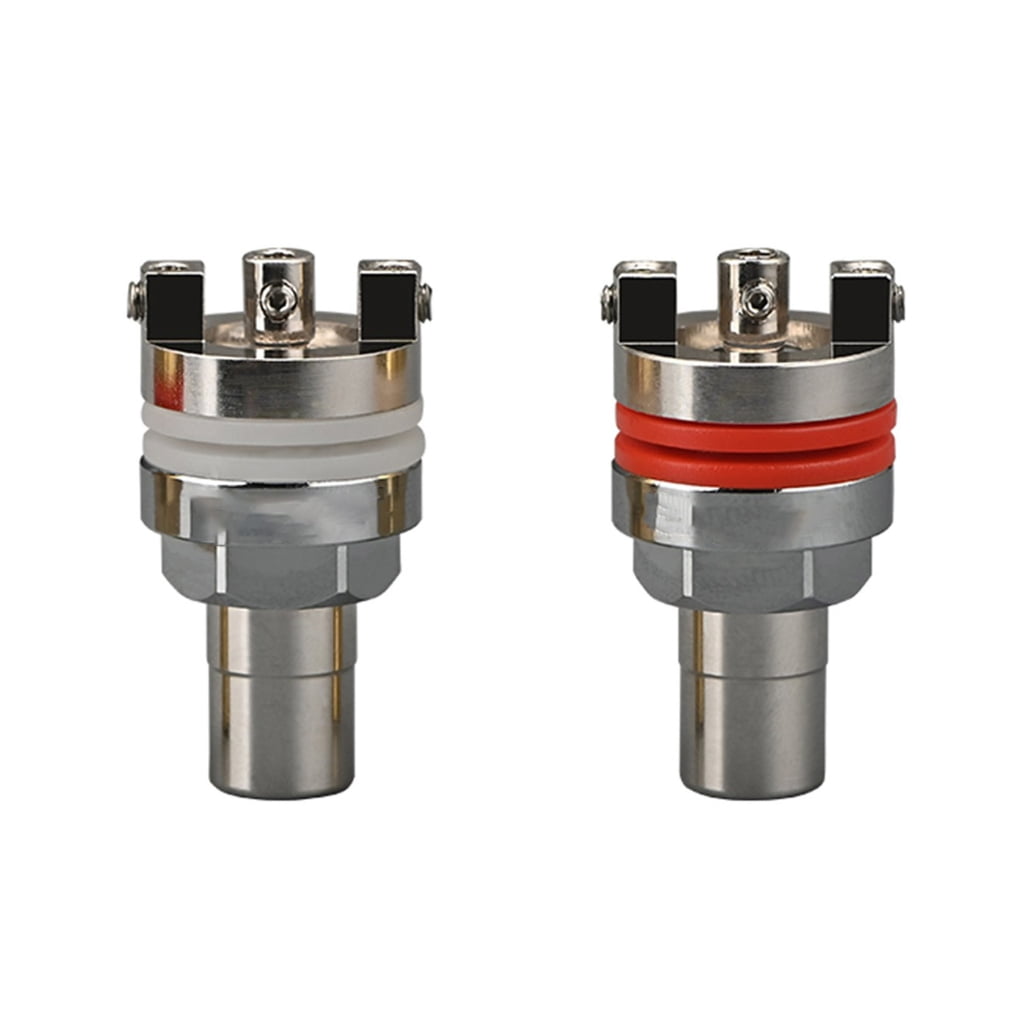 Female Socket Terminals Pair Solderless Gold/Rhodium Finish for Home ...